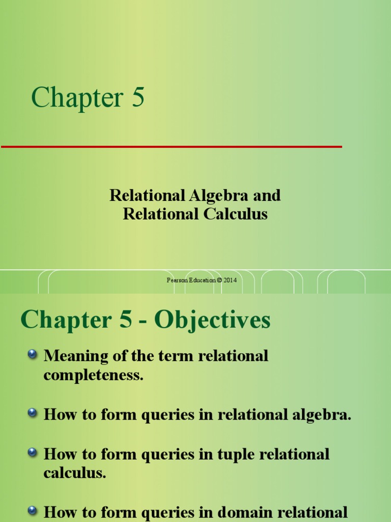 ch05 - 6th Edition | PDF | Relational Model | Data Model