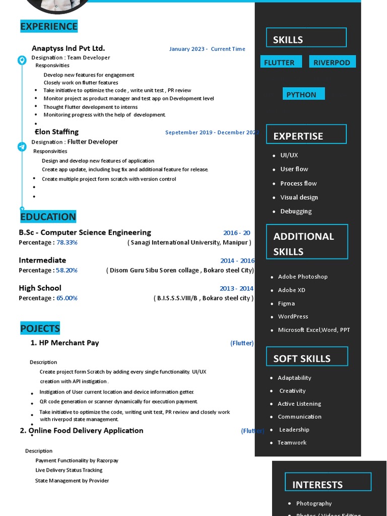 Ankit Kumar (Flutter Developer) Resume | PDF Ankit Kumar (Flutter Developer) Resume | PDF