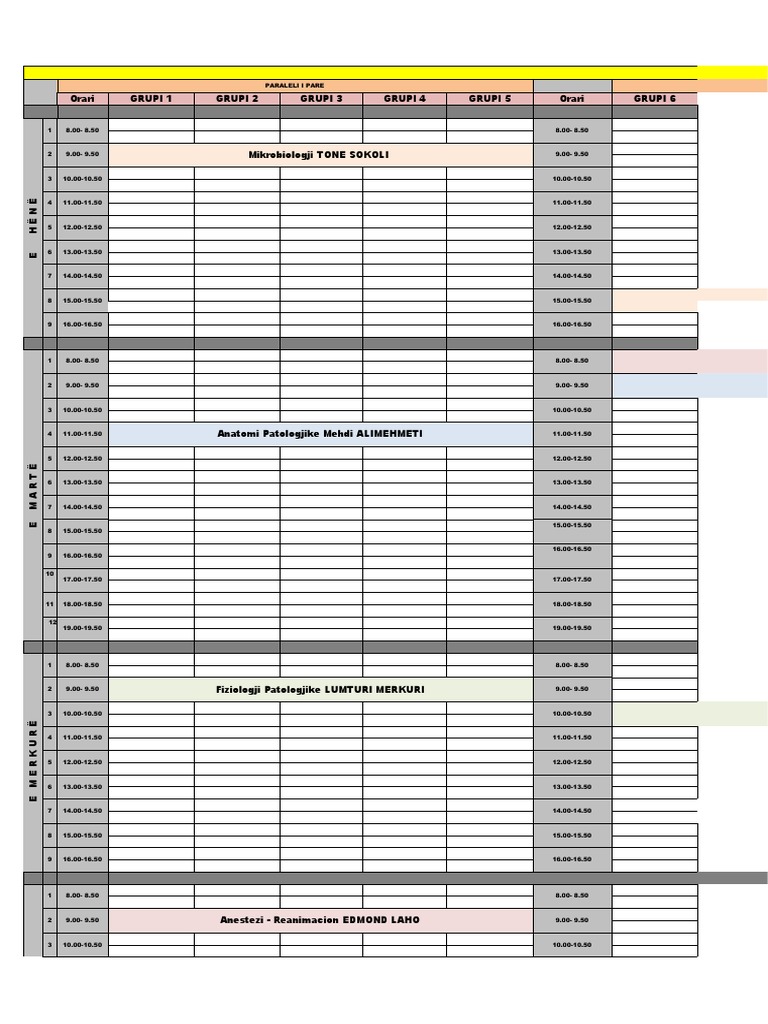 BSC - Infermieri Viti II Orari 20 - 21 Leksione | PDF