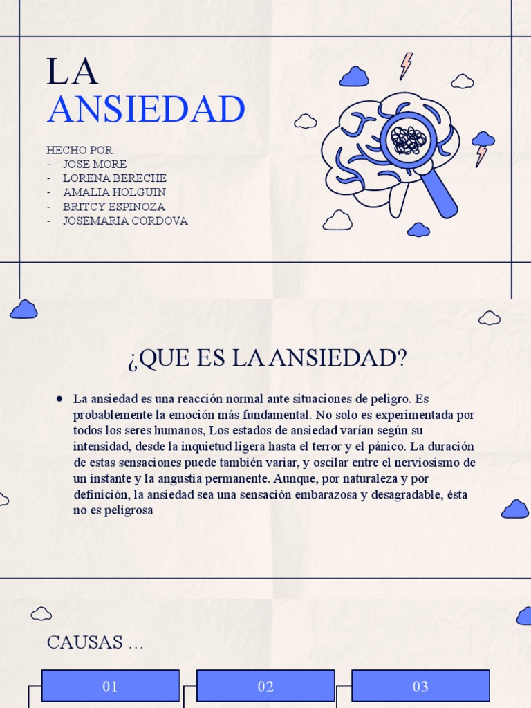La Ansiedad ... | Descargar gratis PDF | Ansiedad | Psicoterapia
