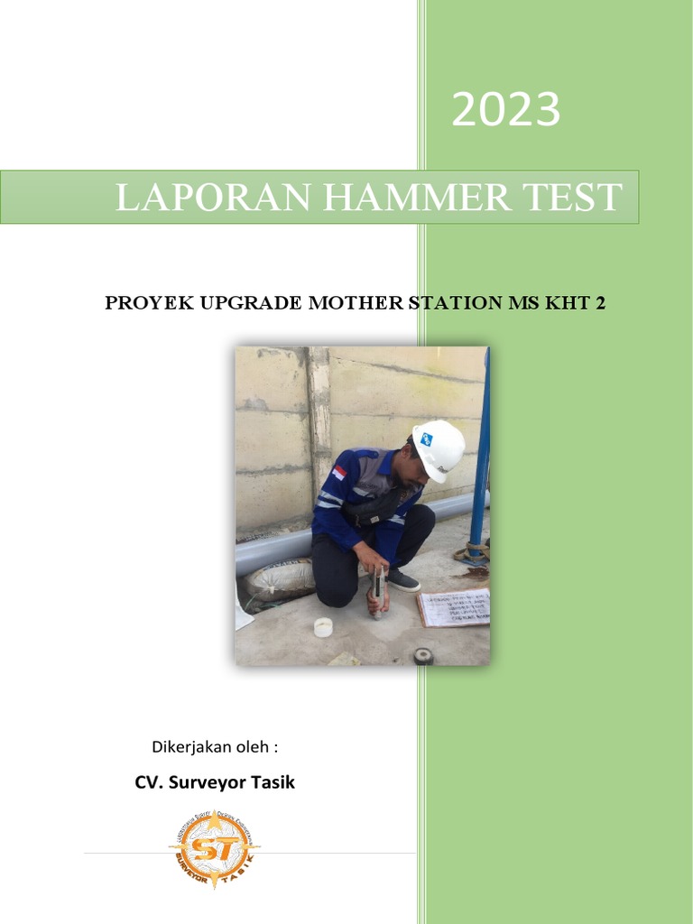 Laporan Hasil Uji Hammer Test Beton | PDF