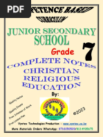 Grade 6 Cre Notes | PDF | Jesus | Nevi'im