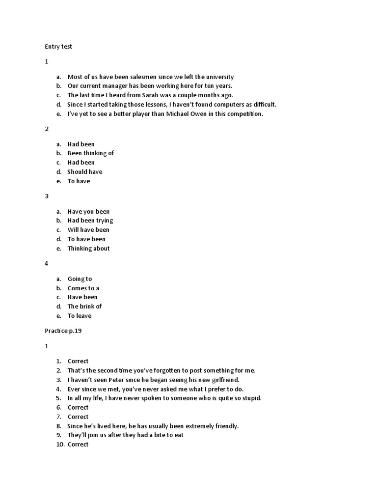 Grammar Lab Solutions | PDF