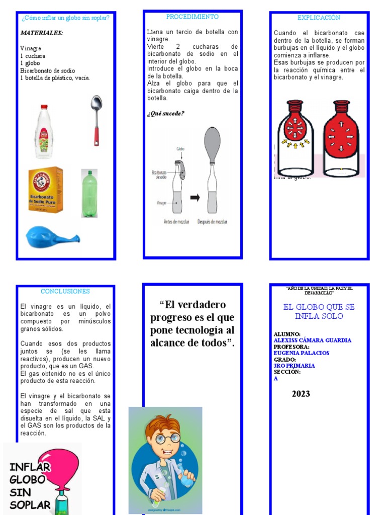 Triptico de Alexiss | PDF | Botella | Naturaleza