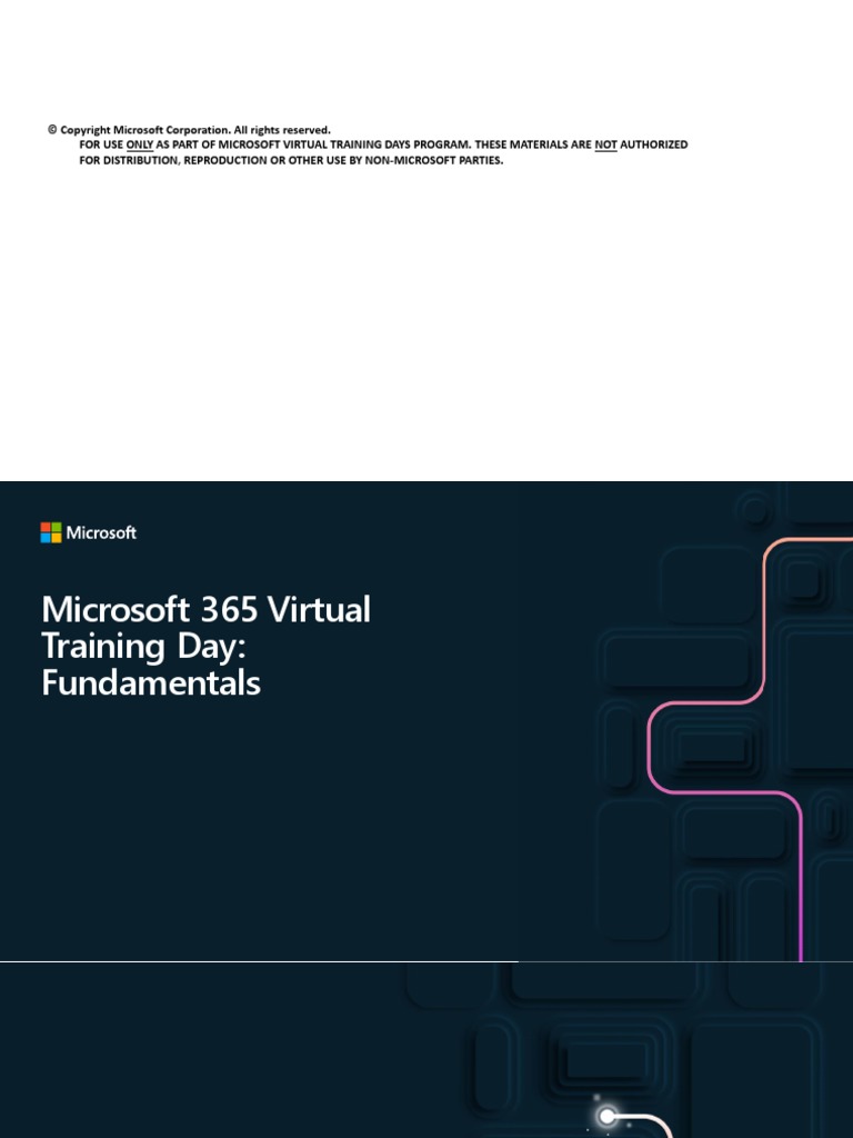 MS-900 Fundamentals | PDF | Cloud Computing | Information Security