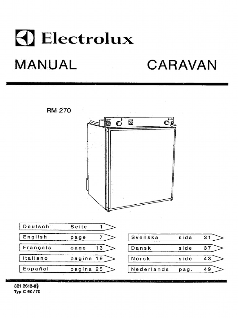 RM270 Om Electrolux en | PDF