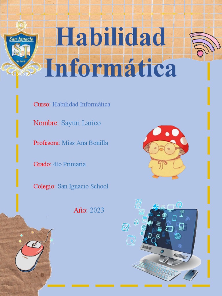 Curso de Informática 4to Primaria | PDF