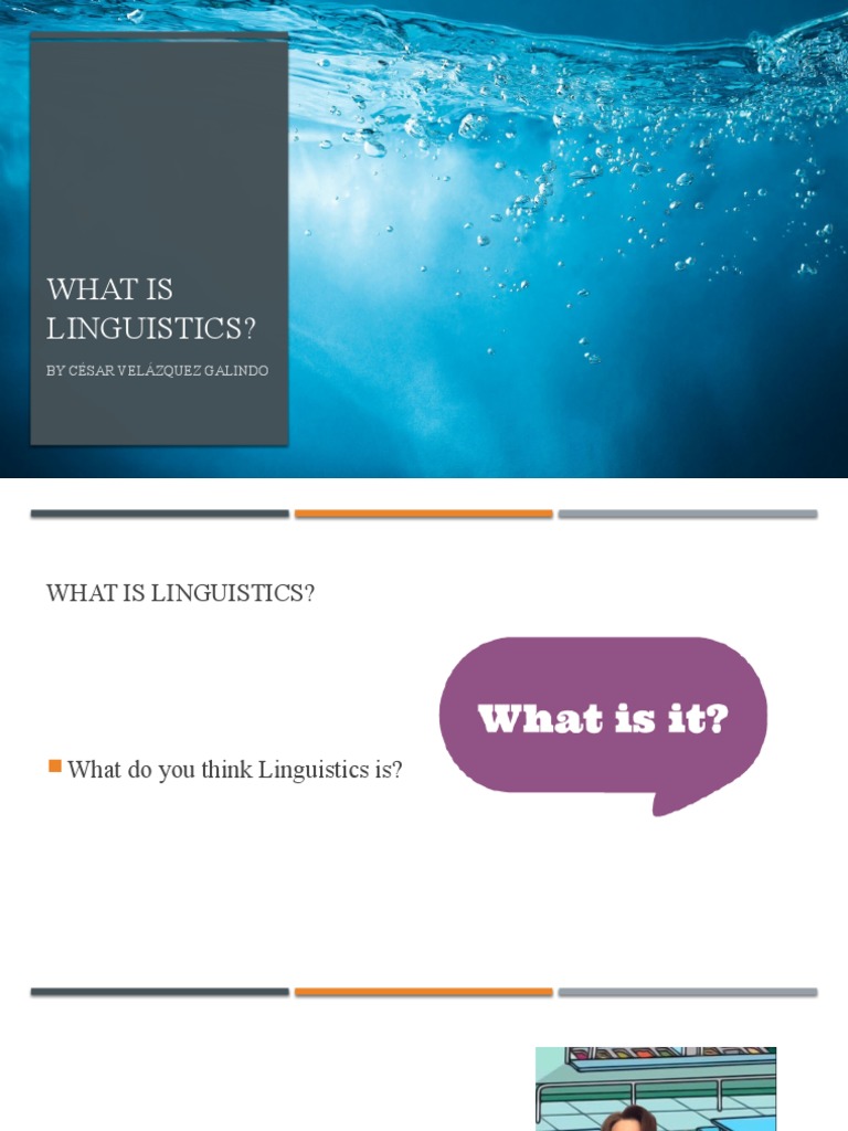 Unit 1.1 What Is Linguistics | PDF | Linguistics | Communication