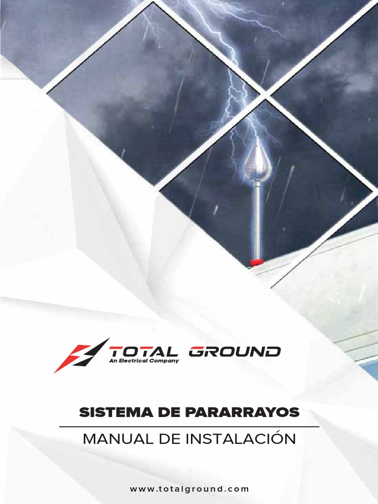 Manual de Instalación de Pararrayos | PDF | Conductor electrico | Equipo