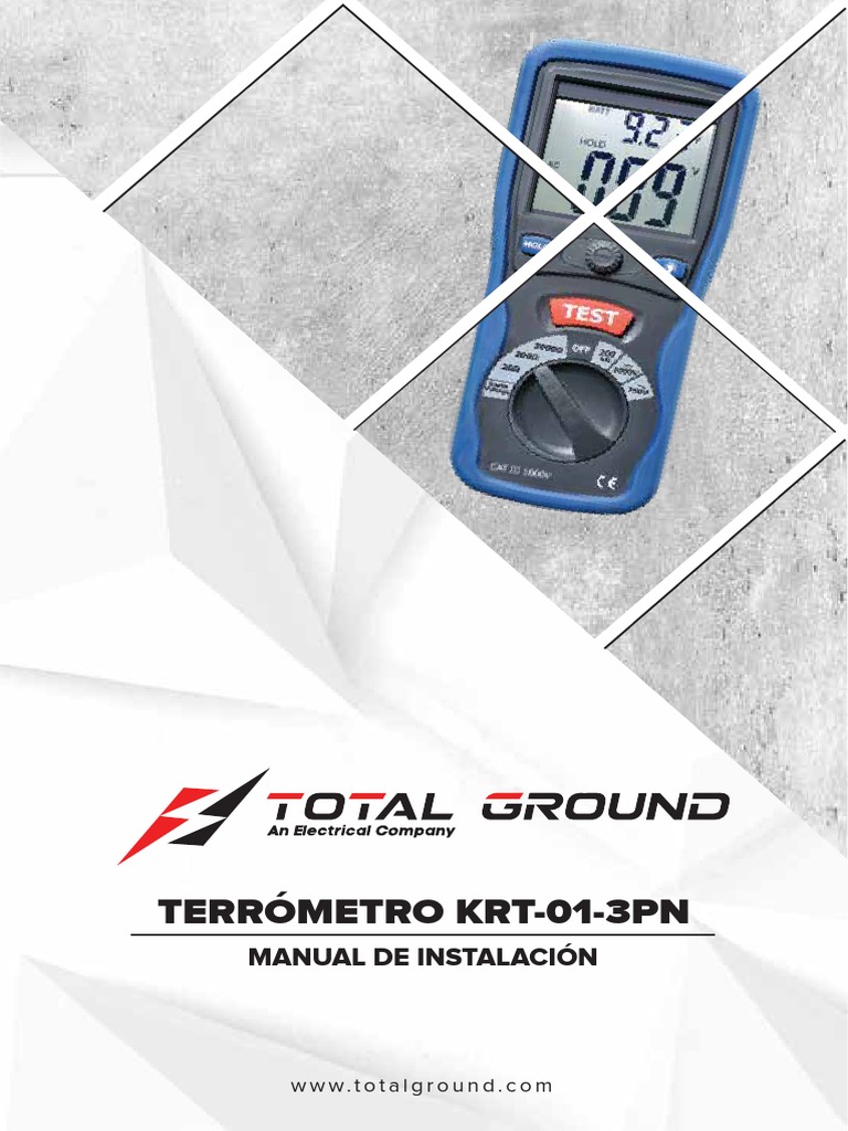 Manual KRT-01-3PN | PDF | Resistencia Eléctrica y Conductancia | Pantalla de cristal líquido