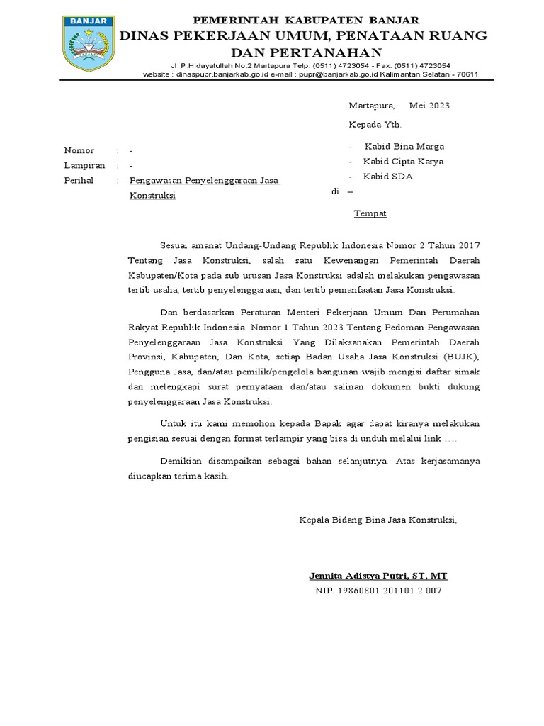 Template Surat Pernyataan PPK, BUJK, Daftar Simak | PDF