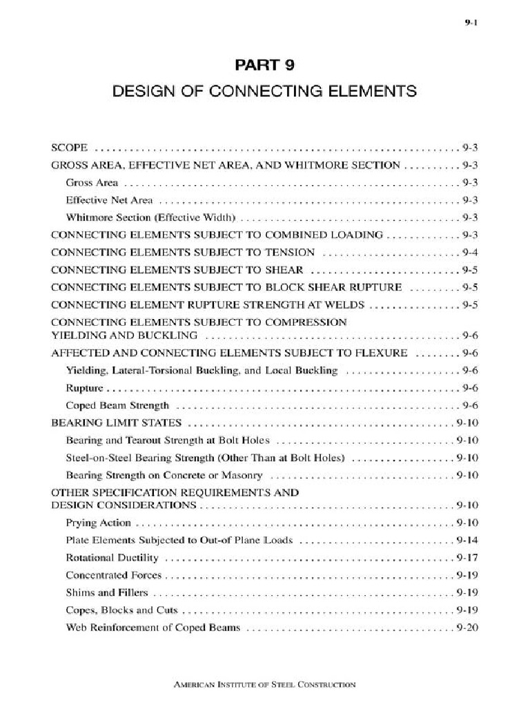 Aisc SCM15 09 | PDF | Mechanical Engineering | Elasticity (Physics)