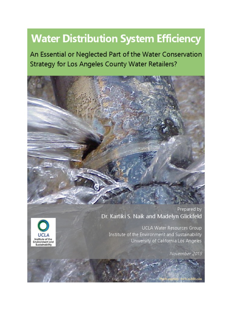 Water-Distribution-Report - PDF Novo | PDF | Water | Water Conservation