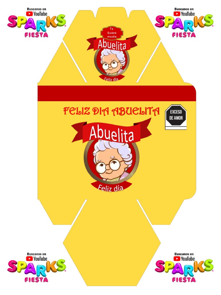 Caja Chocolate Abuelita Editable | PDF