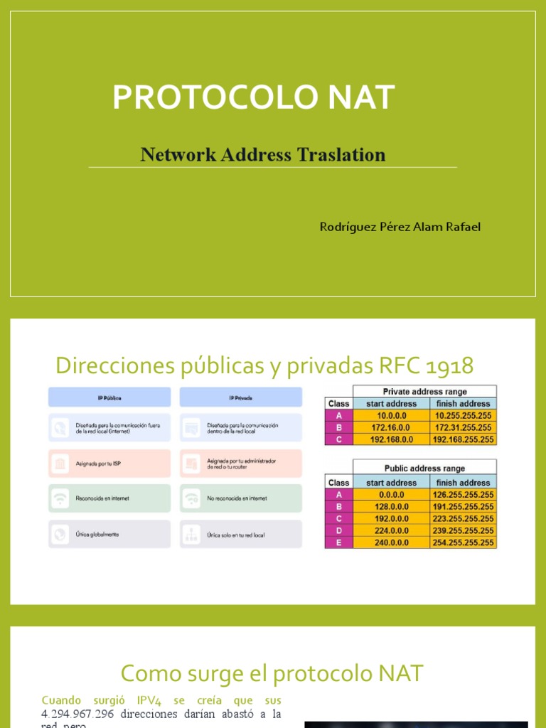 Protocolo NAT | PDF | Enrutador (Computación) | Dirección IP
