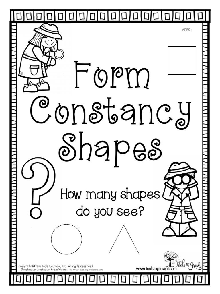 Upv - VP - Form Constancy Shapes | PDF