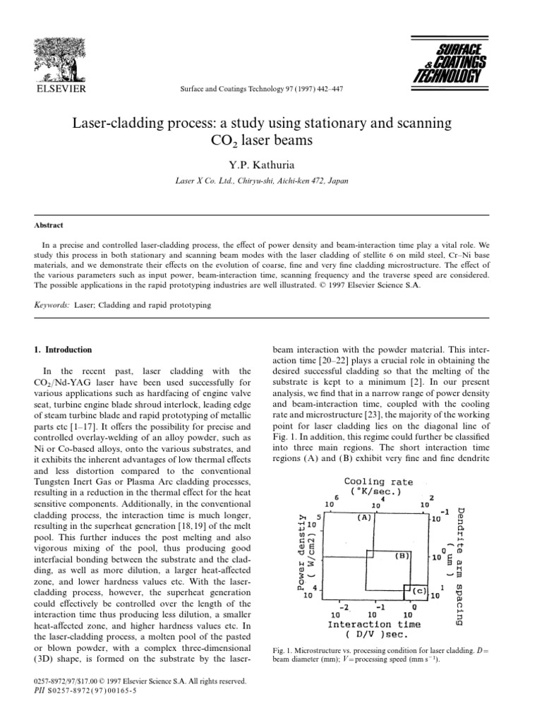 Laser Cladding with CO2 Beams Study | PDF | Laser | Microstructure