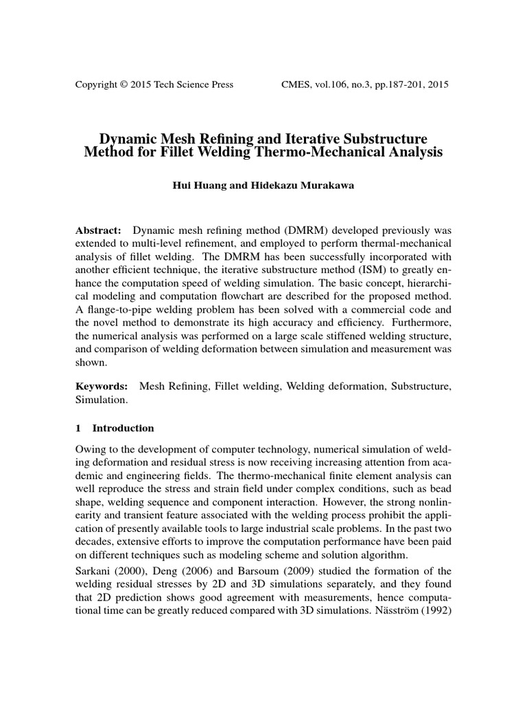Dynamic Mesh Refining and Iterative Substructure | PDF | Finite Element ... Dynamic Mesh Refining and Iterative Substructure | PDF | Finite Element ...