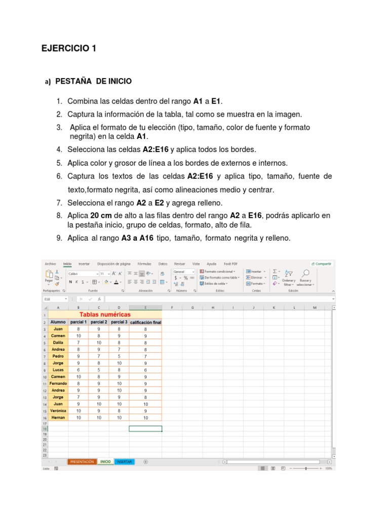 Ejercicio 1 | PDF