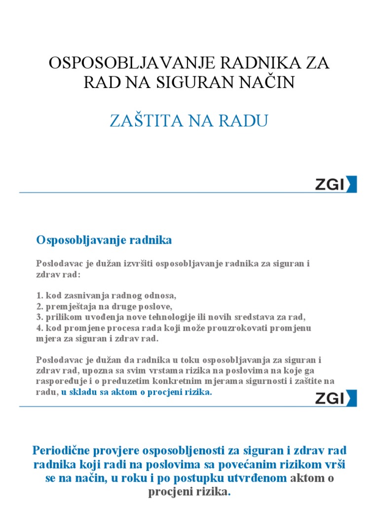 ZNR Prezentacija - Tehnicari Na Vjetroparkovima | PDF