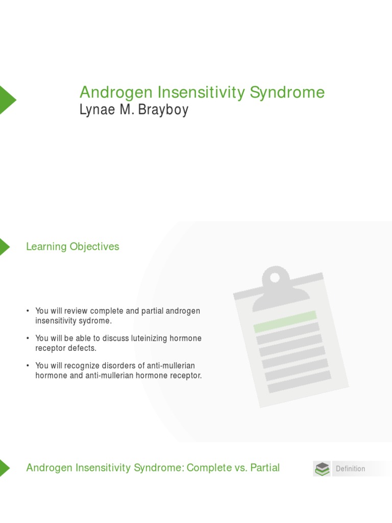 Slides Androgen Insensitivity Syndrome Pdf Androgen Sexual Anatomy