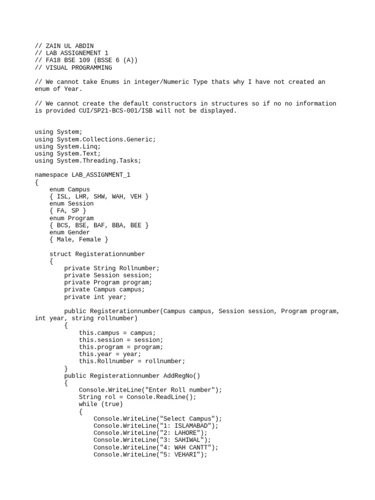 Lab Assignment 1 | PDF | Software Engineering | Computer Science