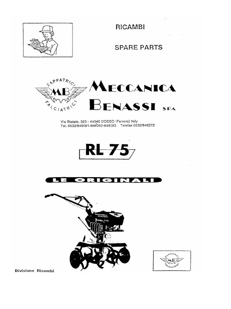 Meccanica Benassi RL 75 | PDF