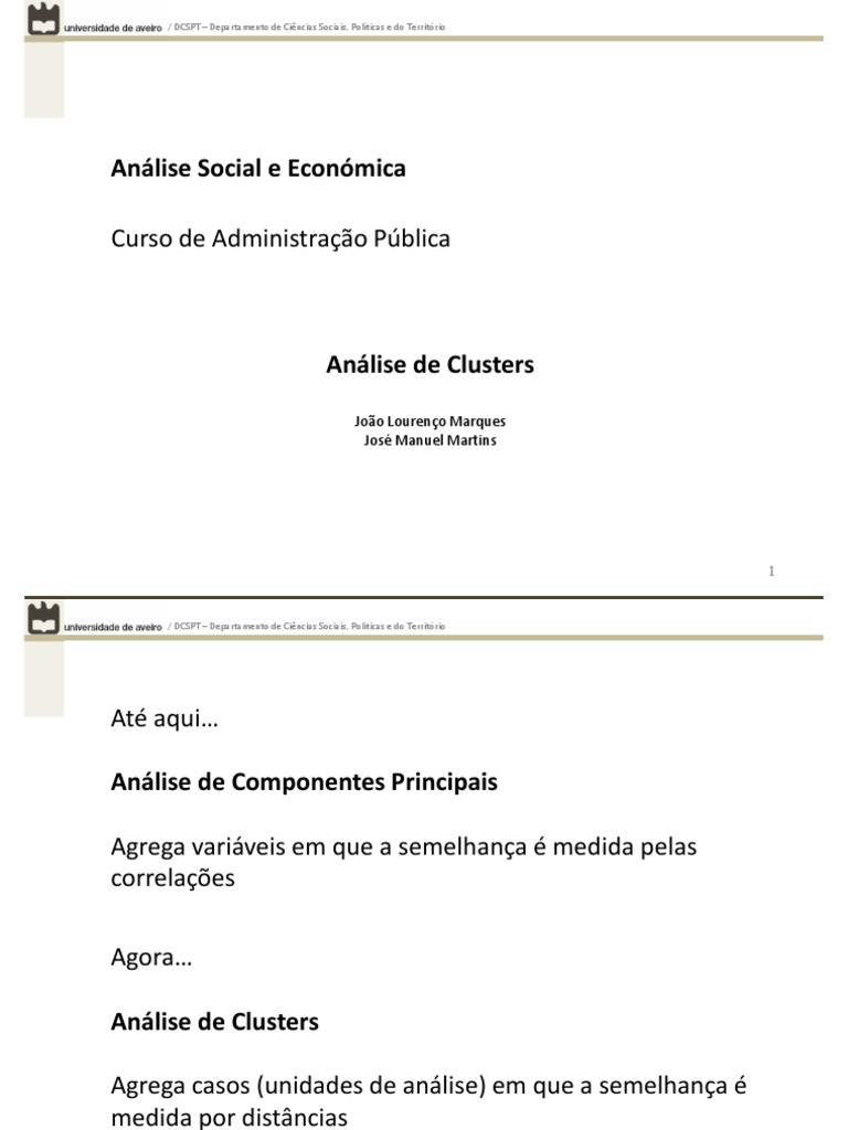 ASE 4 - AnÃ¡lise de Clusters | PDF | Análise de cluster | Sociologia