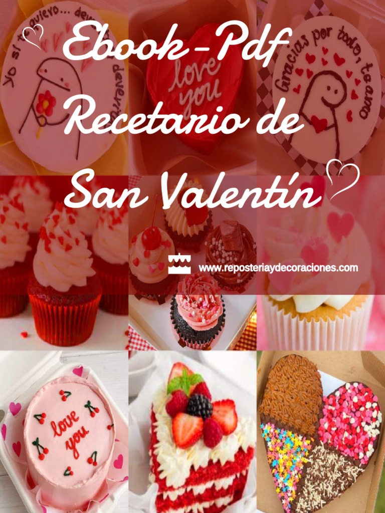 Recetario de Postres para San Valentín | PDF | Magdalena | Galleta