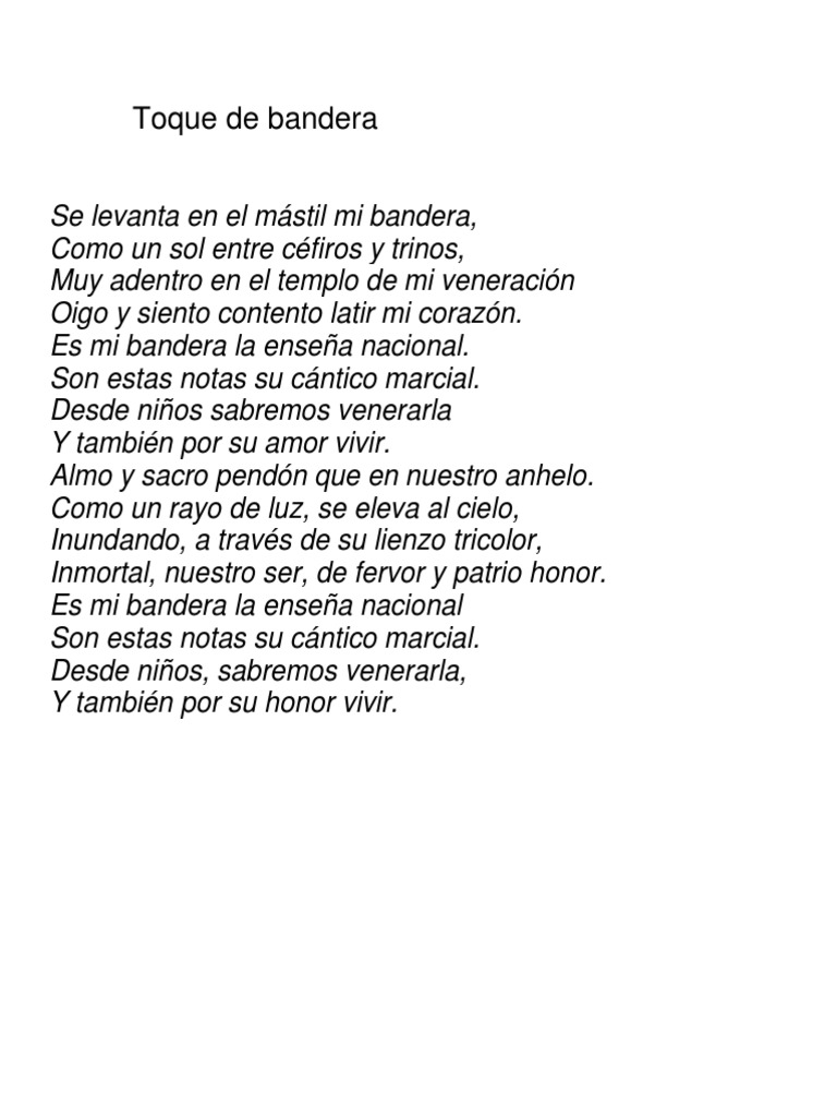 Toque de Bandera | PDF