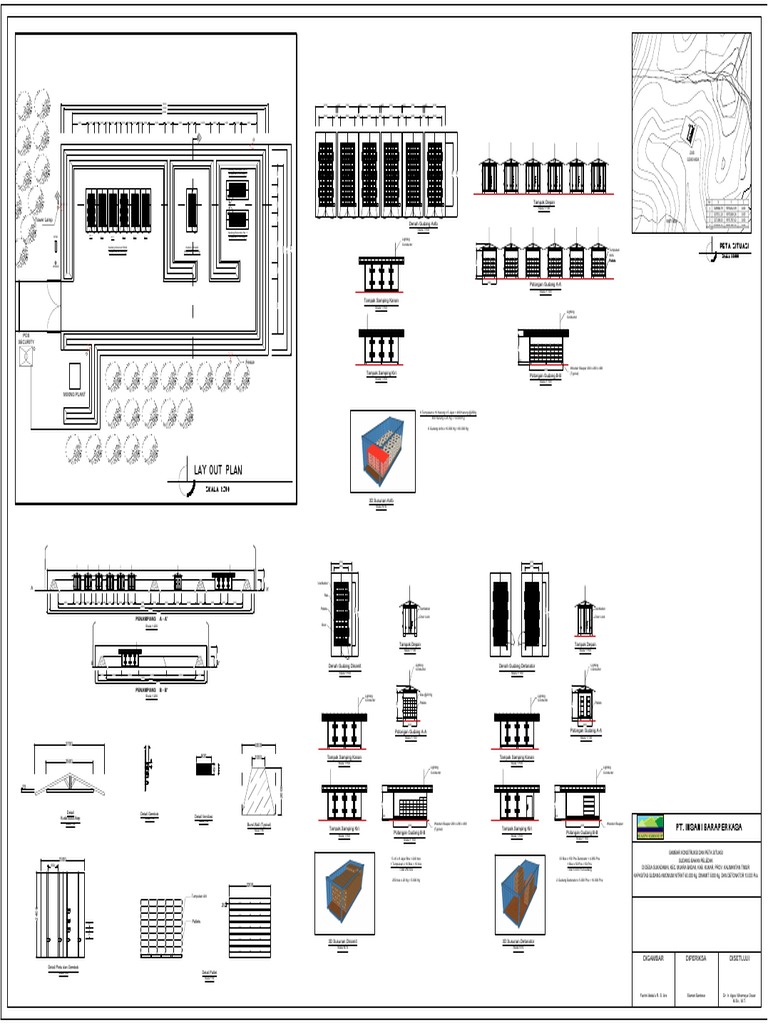 Layout Plan for Explosive Storage Facility | PDF