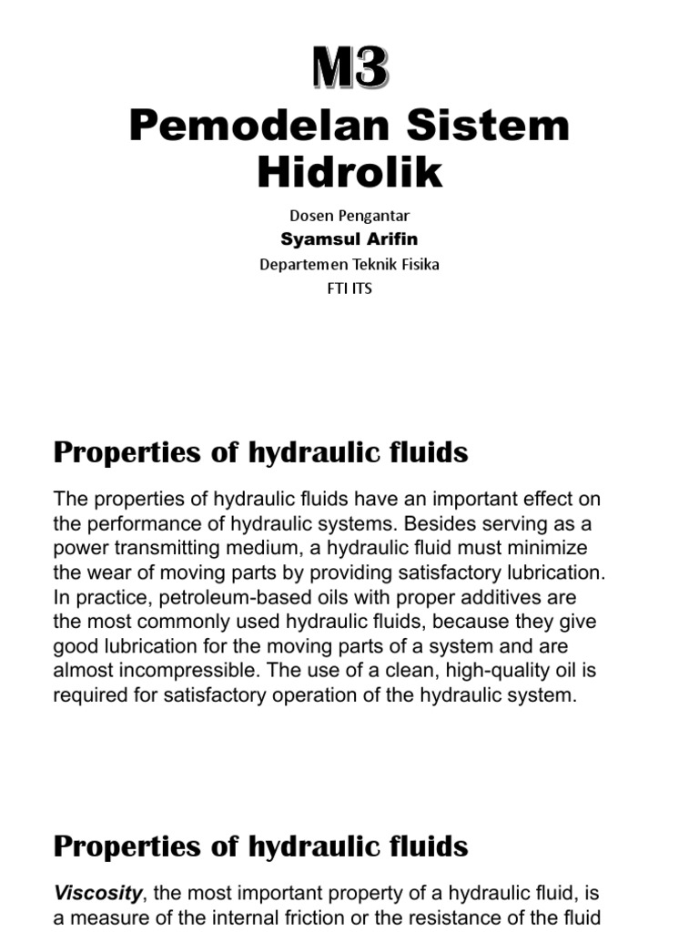 Hydraulic Actuators Overview | PDF | Actuator | Viscosity