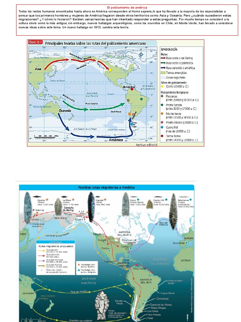 Origenes de Los Pueblos Americanos | PDF | Ciencias de la Tierra