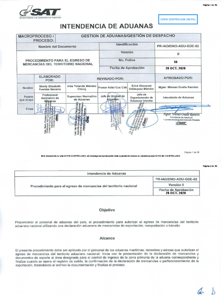 Documento Controlado 28 Oct 2020 | PDF