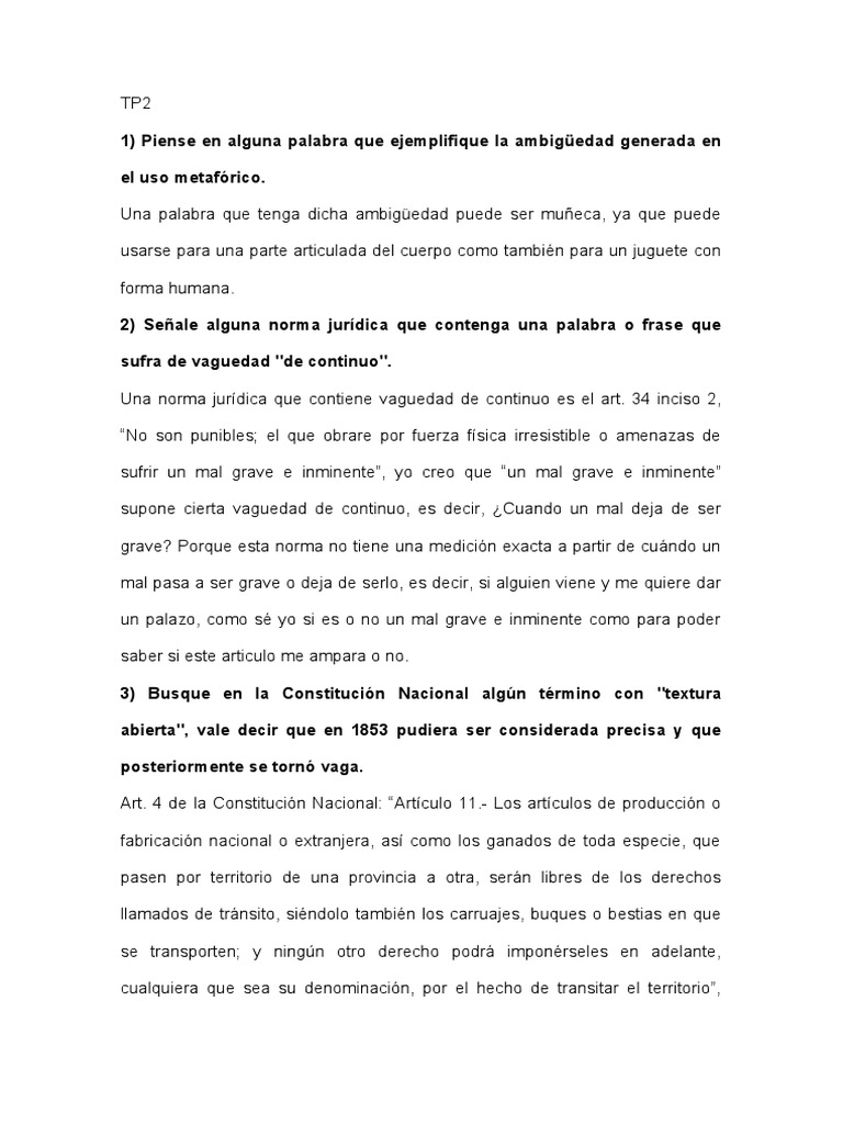 Teoria Dek Derecho Tp2 | PDF