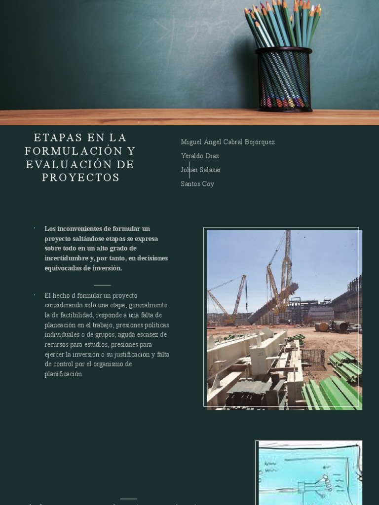 Etapas en La Formulación y Evaluación de Proyectos | PDF | Economias