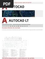 Guía de Comandos y Atajos de Teclado de AutoCAD - Autodesk | PDF | Cad ...