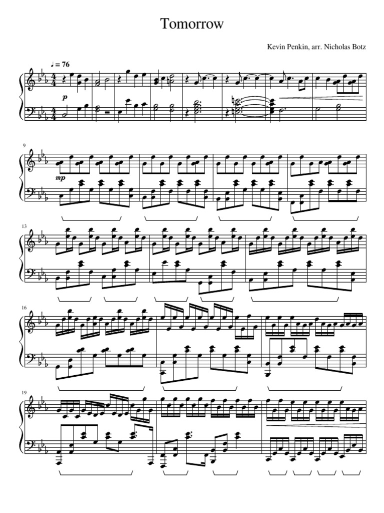 Tomorrow - Made in Abyss Piano Solo FINISHED | PDF