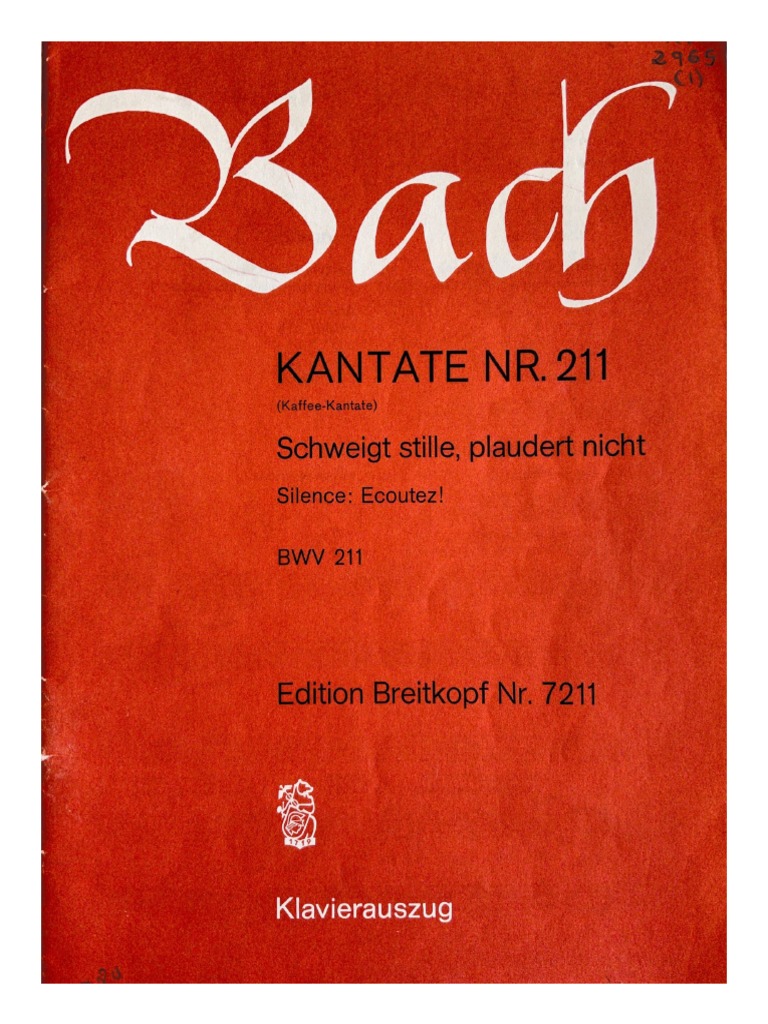 Kantate Nr. 211 | PDF