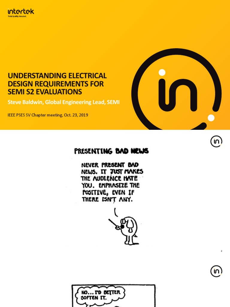 IEEE PSES Slides SEMI Steve Baldwin Oct19 | PDF | Electrical Wiring ...