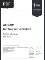 Forage Accenture Certificate | PDF