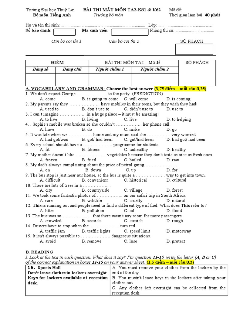 Final Sample Test 2_Online | PDF | North Pole