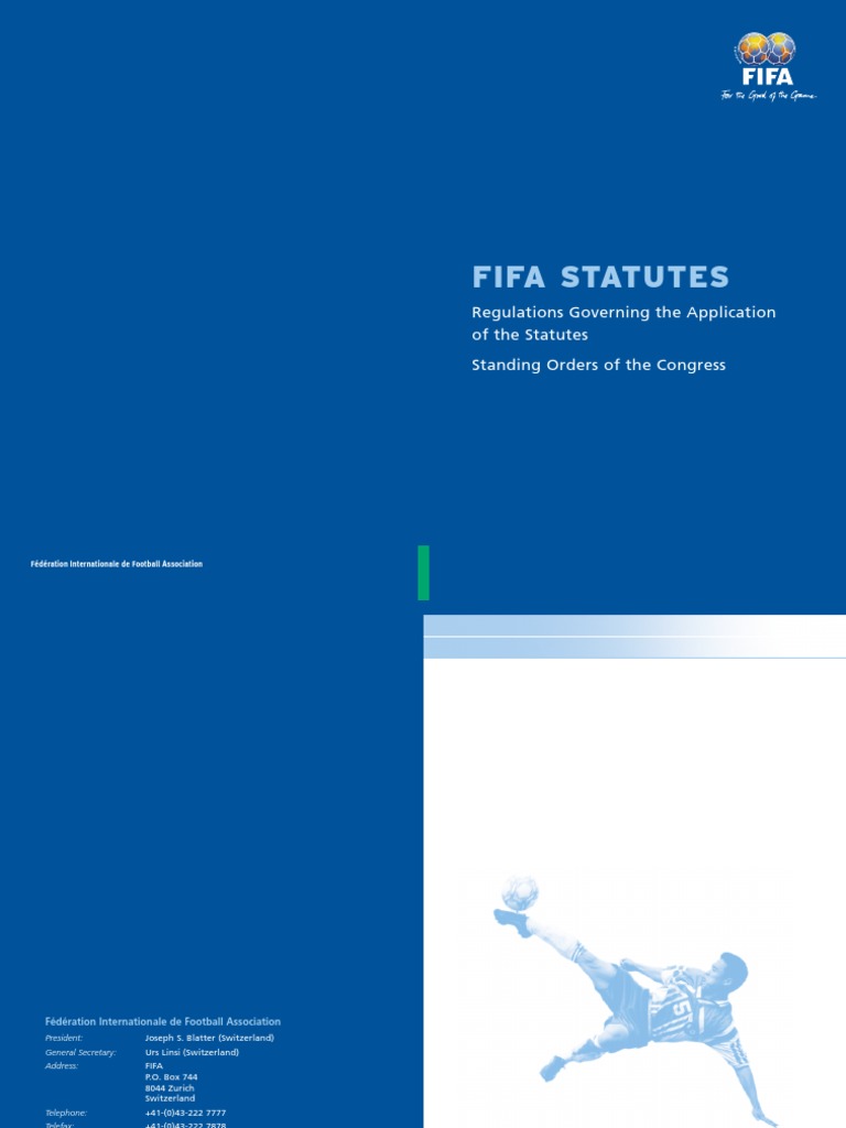 FIFA Statutes and Regulations Overview | PDF | Fifa | United States ...