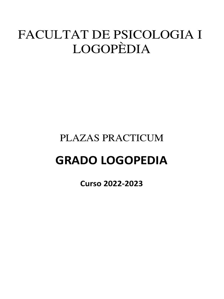Manual Logopedia | PDF | Hospital | Clínica