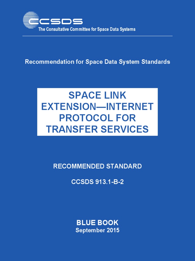 Ccsds Space Link Extension Internet Protocol For Transfer Services Ccsds Pdf Internet
