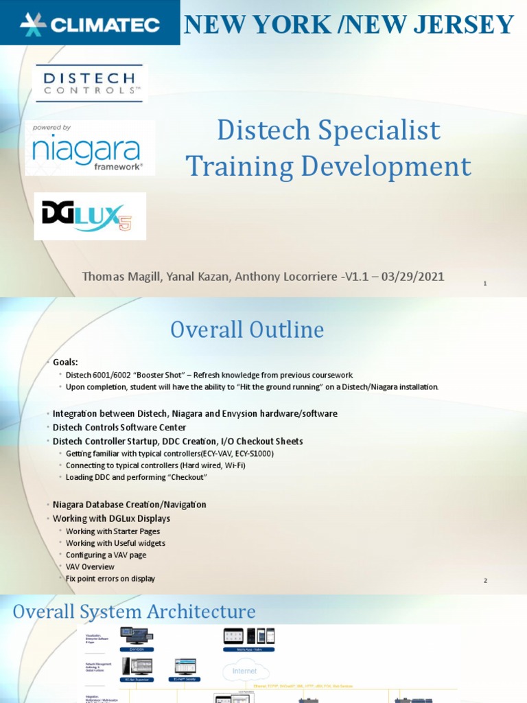 Distech Training: Controls Software Overview | PDF | Computing ...