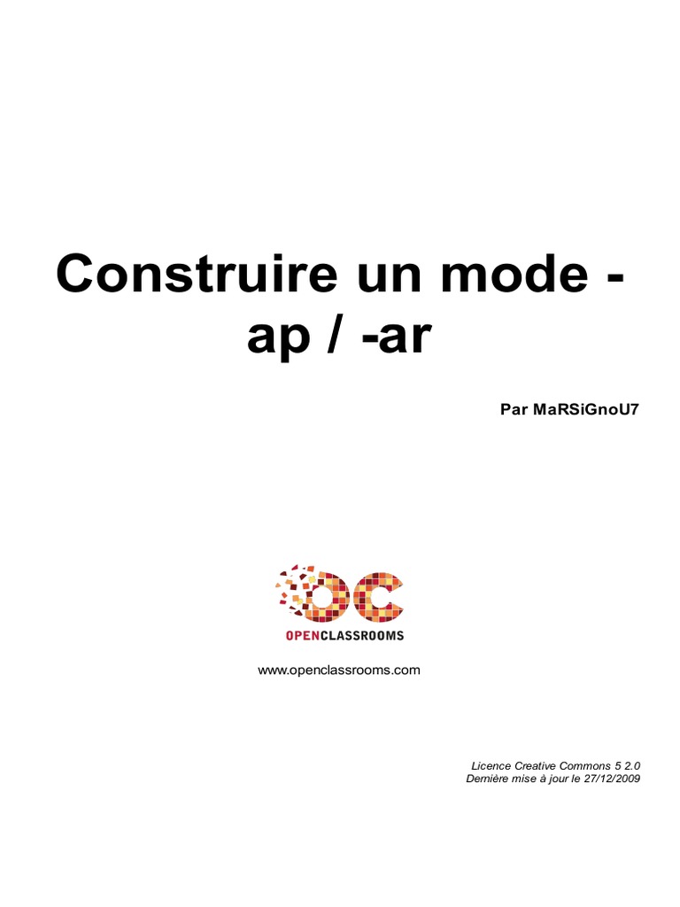 Construire Un Mode Ap Ar | PDF