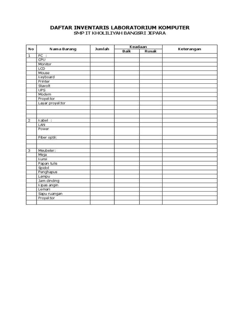 Administrasi Lab Komputer | PDF | Komputer