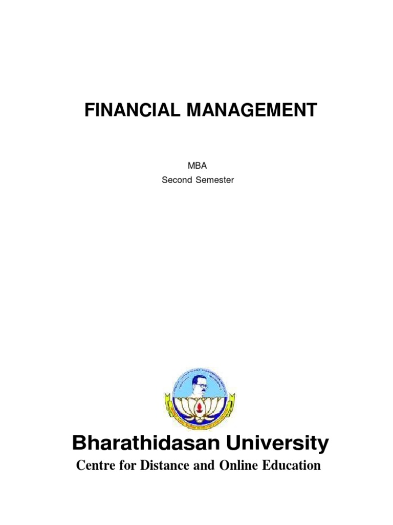 Financial MGMT MBA 2nd Sem | PDF | Capital Budgeting | Investing