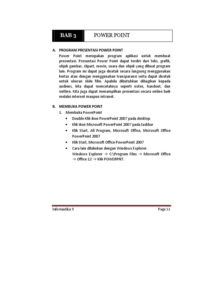 Bab 3 Power Point | PDF